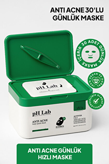 Ph Lab Phlab Retinage Daily Quick Günlük 30'lu Maske - Fiyatı, Yorumları
