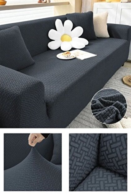 ARİFE HOME koltuk örtüsü tuğla desen koltuk kılıfı esnek yıkanabilir 3 ...