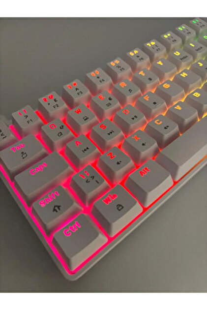 Sarftech T60 Red Switch Mekanik 62 Tuş RGB App Uygulamalı Gaming Oyuncu ...