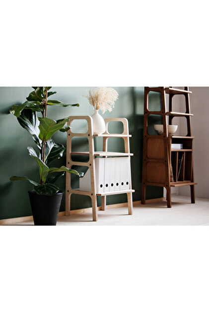 Hardalart Ahşap 3 Katlı Raf - Kitaplık | Pikap ve Plak Standı - Fiyatı ...