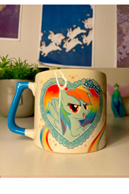 westartic My Little Pony - Rainbow Dash Baskılı Tasarım Kupa Bardak Çay ...