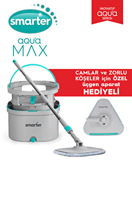 SMARTER Aqua Master Ve Üçgen Aparat Temiz & Kirli Suyu Ayırma Temizlik ...