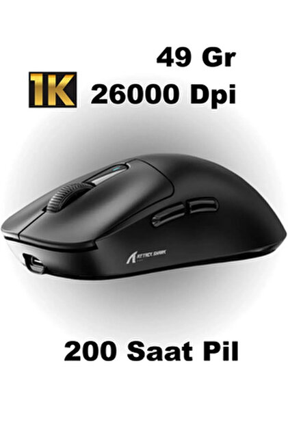 Attack Shark X3 SUPERLIGHT KABLOSUZ OYUNCU MOUSE PAW3395 ( TAPE ...