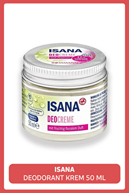 ISANA Deodorant Krem - Anti Transpirant - 50 ml - Fiyatı, Yorumları