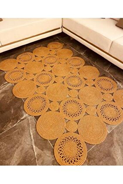 JÜTEX HOME Jüt Kilim, Paspas, Mutfak Halısı, Banyo Paspası, Kilim, Halı ...