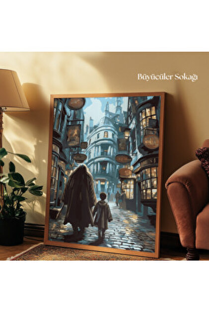 RivArte Sayılarla Boyama Seti Sihirli Kale 40x50cm Harry Potter ...