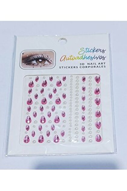 Shiklik Vücut Ve Yüz Taşı Stickers Tırnak Makyaj Taşı Yapışkan Festival ...