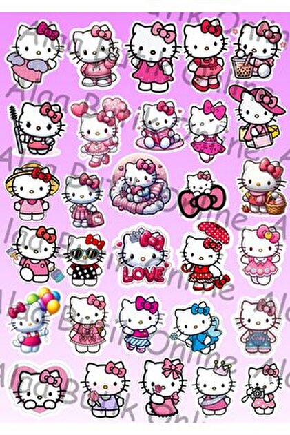 Alaa Butik Online 21'li Kuromi Sticker 2 Seti - Ajanda, Defter ve ...