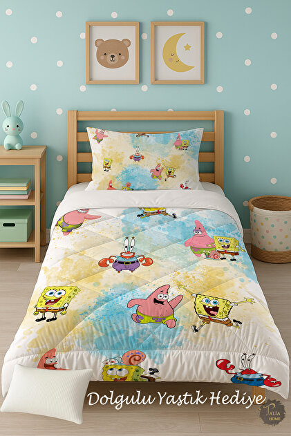 spongebob bedding single