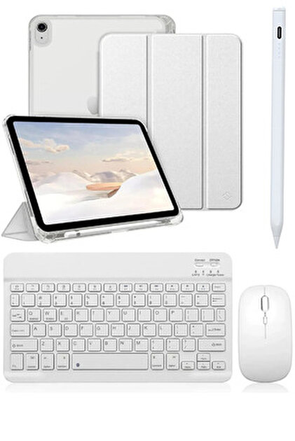 Covpor Apple iPad 11. NESİL A16 ve 10.NESİL 10.9 Uyumlu Flip Kılıf Rose ...