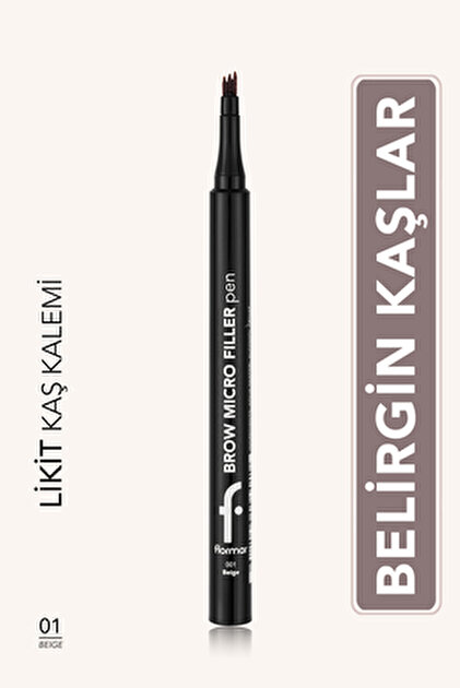 Flormar Brow Micro Filler Tarayıcı Keçe Uçlu Kaş Kalemi - Fiyatı, Yorumları