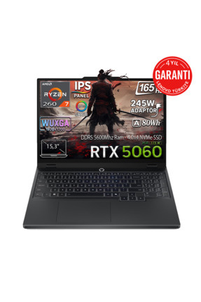 LENOVO Legion 5 15AHP10 AMD Ryzen 7 260 32GB 1TB SSD RTX 5060 8GB 15.3 ...