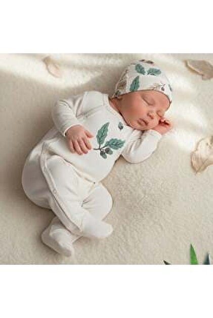 Doray Organic Kelebek Desenli 2'li Tulum Set | Kız Bebek Tulum ...