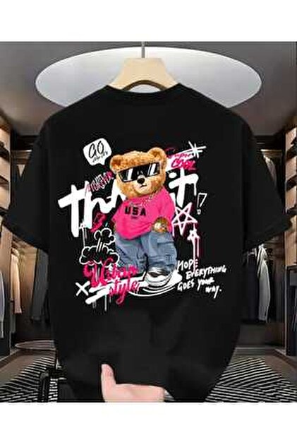 ORVIO Group Urban Style Figürlü Arka Baskılı Erkek T-shirt - Fiyatı ...