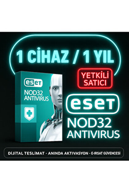 Eset Nod32 Antivirüs - 1 Kullanıcı 1 Yıl - Fiyatı, Yorumları