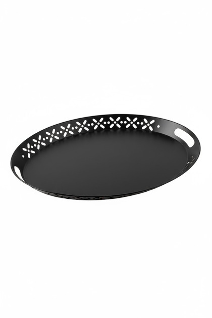 ikea serving tray black