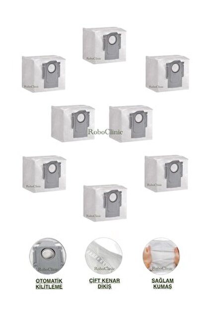 Roboclinic Roborock Q8 Max Pro (2025 Model!!) Robot Süpürge Uyumlu ...