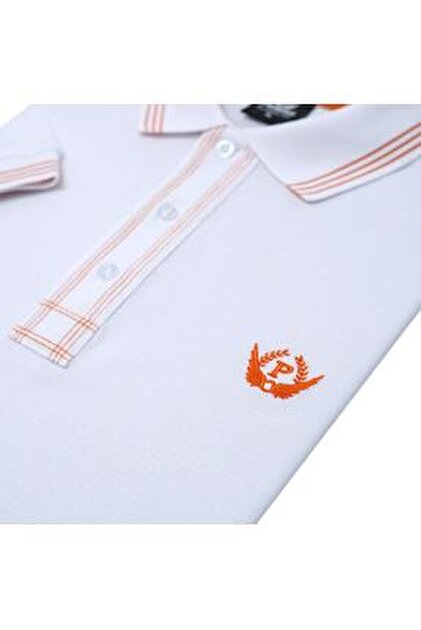 PAOROSS % 100 Giza Pamuk Premium Kalite Erkek Beyaz Klasik Fit Polo ...