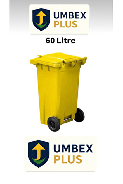 MCK Plus MCK Plastik Çöp Konteyneri 60 Litre Plastik Konteyner - A ...