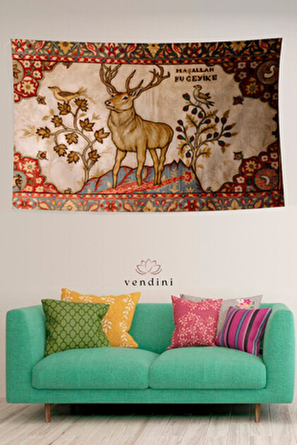 Vendini Vintage Serisi Duvar Halısı Duvar Örtüsü Wall Tapestry - Fiyatı ...