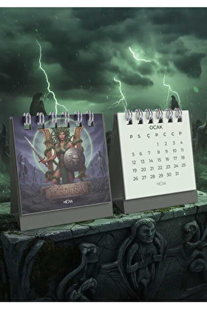 Miona 2026 Masaüstü Mitolojik Temalı Takvim - Thor (8x11) - Fiyatı ...
