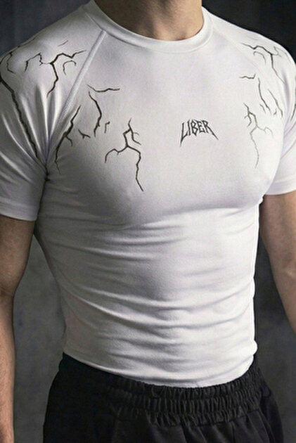 Liber Slayer Fit - Compression T-shirt Nefes Alan Ultra Esnek Yapı ...