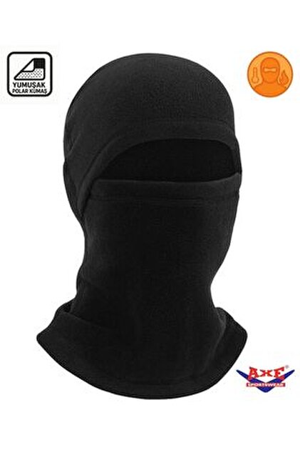 AXE SPORTSWEAR Unisex Siyah Kışlık Ince Rüzgar Geçirmez Termal Kar ...