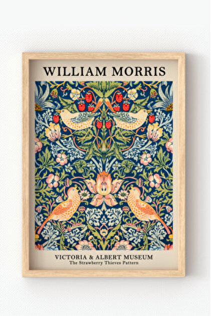 MIOVI Ahşap Çerçeveli “William Morris – Open Window” Poster – Zarif Art ...