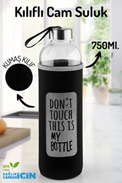 Nandy Home 750Ml. Cam Su Şişesi – Kılıflı, Sağlıklı ve Dayanıklı Suluk ...