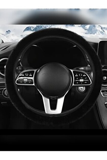 Clear Pink Gri Peluş Direksiyon Kılıfı - Fiyatı, Yorumları