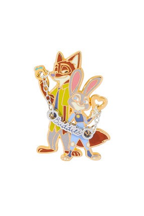 Miniso Zootopia Disney Zootopia 2 Enamel Pins Cute Nick & Judy Animal ...