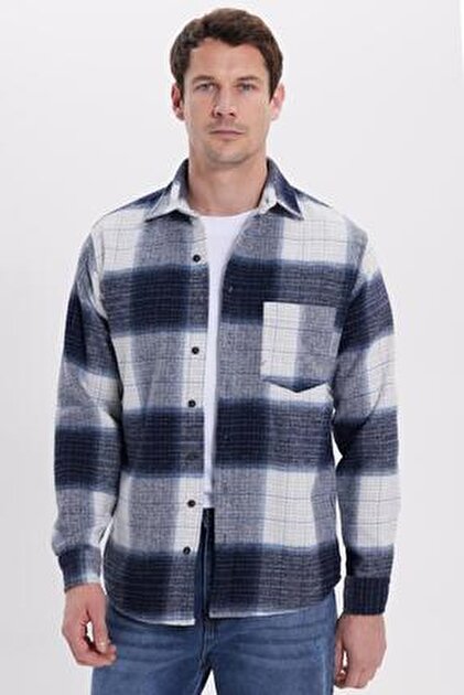 Tudors Erkek Regular Fit Rahat Kesim Kışlık Kareli Oduncu Gömlek ...