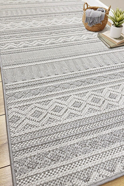 Melaris Halı Leon Bukle Sisal Yolluk Dokuma Halı Naturel Jüt Kilim ...