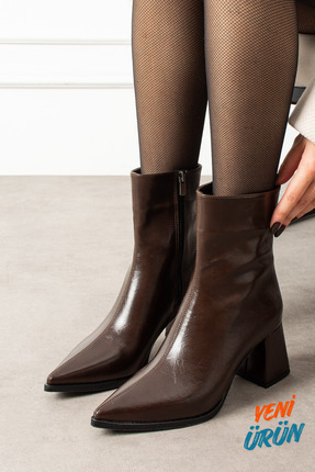 diya shoes Helipo kadın bot günlük kalın taban fermuar detay Özel kalıp - Fiyatı, Yorumları