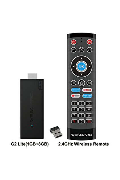 Choice AU Plug G2 Lite And 1M WESOPRO Android TV Stick G2 Lite Smart ...