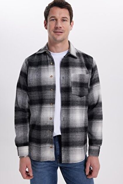 Tudors Erkek Regular Fit Rahat Kesim Kışlık Kareli Oduncu Gömlek ...