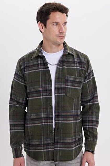 Tudors Erkek Regular Fit Rahat Kesim Kışlık Kareli Oduncu Gömlek ...