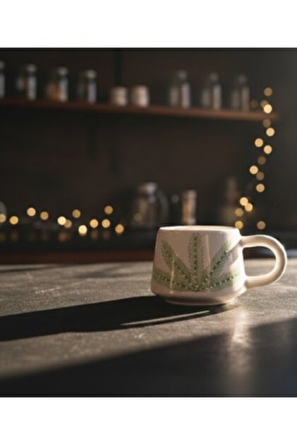 Artiser Çam Ağacı Desenli Kupa, Seramik Kupa, Hand Made Mug - Fiyatı ...