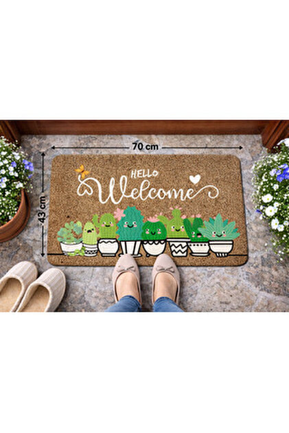 SoGood Concept Fil Desenli Coco Görünümlü Kapı Önü Ve İç Mekan Paspası ...