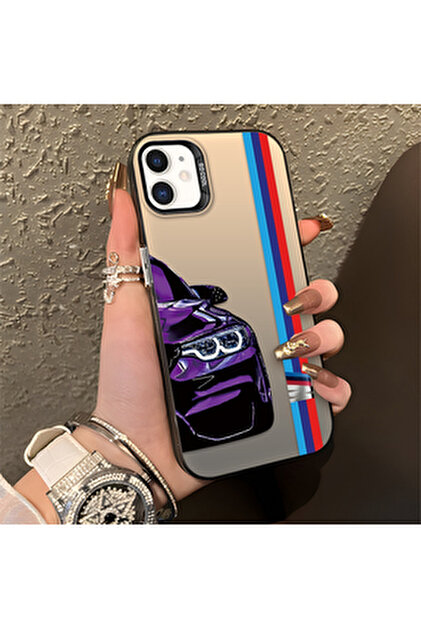 Hontinga iPhone 11 Uyumlu Silikon BMW Desenli Kenar Sert Arka Anti ...