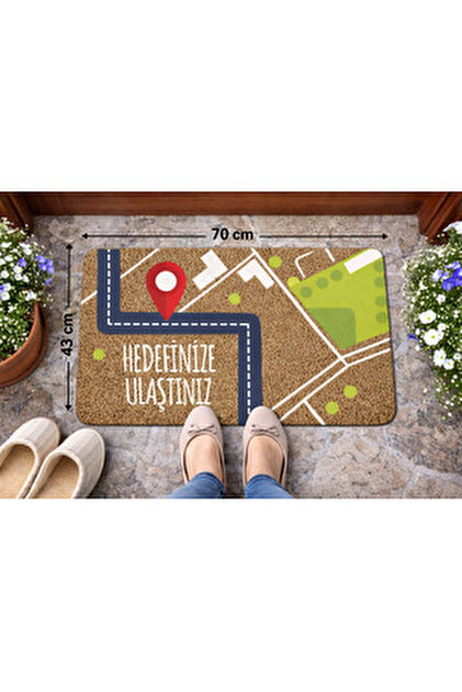 SoGood Concept Fil Desenli Coco Görünümlü Kapı Önü Ve İç Mekan Paspası ...