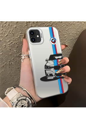 Hontinga iPhone 11 Uyumlu Silikon BMW Desenli Kenar Sert Arka Anti ...