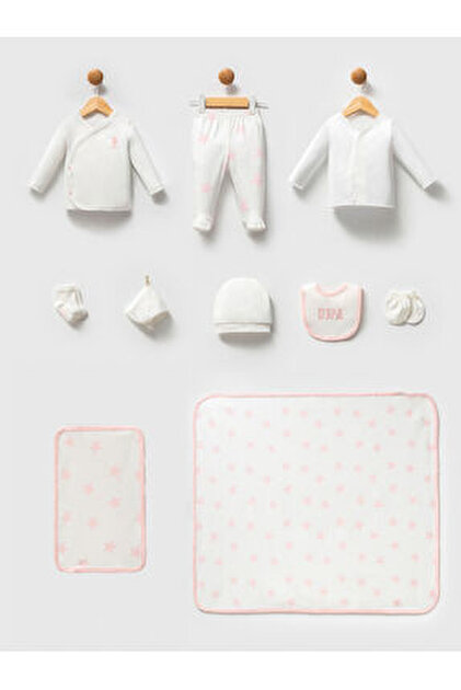 U.S. Polo Assn. U.S. Polo Assn Kız Bebek Beyaz Hastane Çıkışı - Fiyatı ...