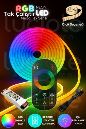 luciole 25 Metre RGB Neon LED Set – MegaFlex - Asma Tavan & Gizli Işık ...
