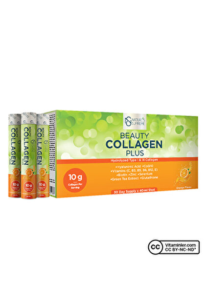 Natures Supreme Beauty Collagen Plus 30 Shot (Tüp) x 40 mL - Fiyatı ...