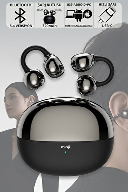 Mioji Air Buds 2 Kablosuz 5.4 IOS Android PC ve Tüm Telefonlar ile ...
