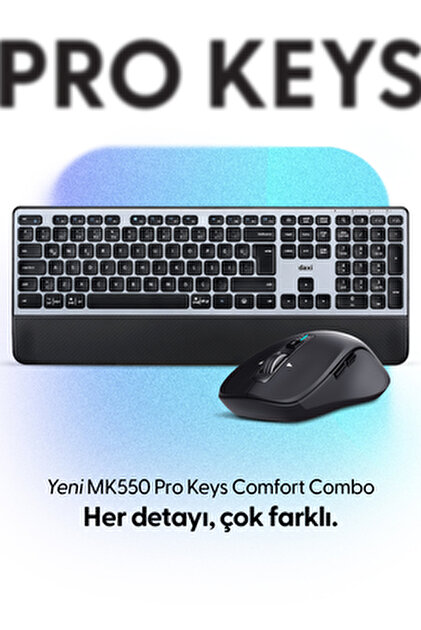 Daxi MK450 Pro Keys Slim Combo Kablosuz Bluetooth Klavye Mouse Seti ...