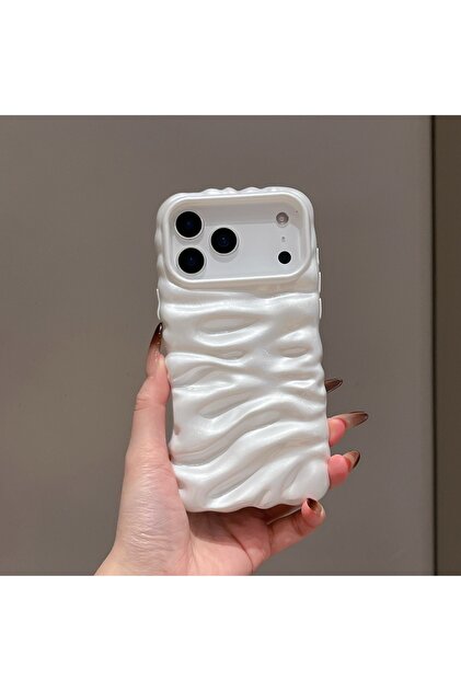 botyco Iphone 17 Pro Max (6.9 inç) Uyumlu Dalgalı Kırışık Detaylı 3d ...