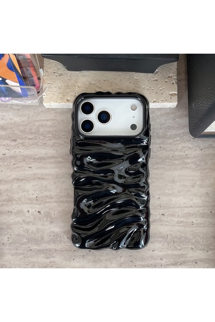 botyco Iphone 17 Pro Max (6.9 inç) Uyumlu Dalgalı Kırışık Detaylı 3d ...