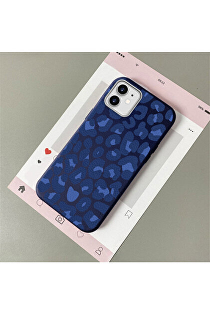 CASEVIBE iPhone 11 Uyumlu Şık harf desenli, deri dokulu telefon kılıfı ...